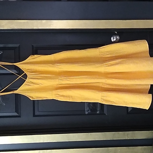 Free Assembly | Dresses | Long Yellow Summer Dress By Free Assembly ...